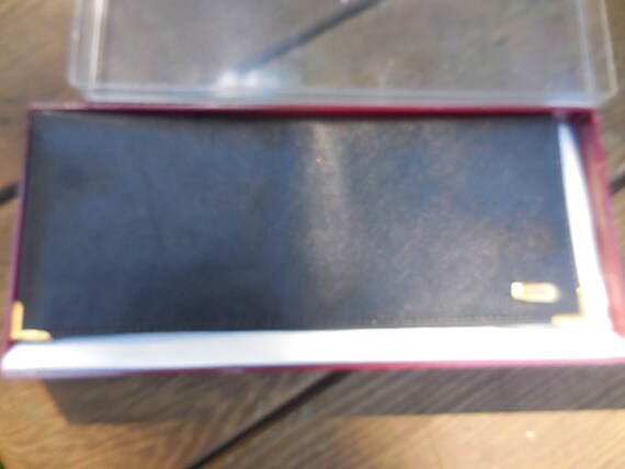 Vintage Men's Hickok Black Leather Wallet Man's Walle… - Gem