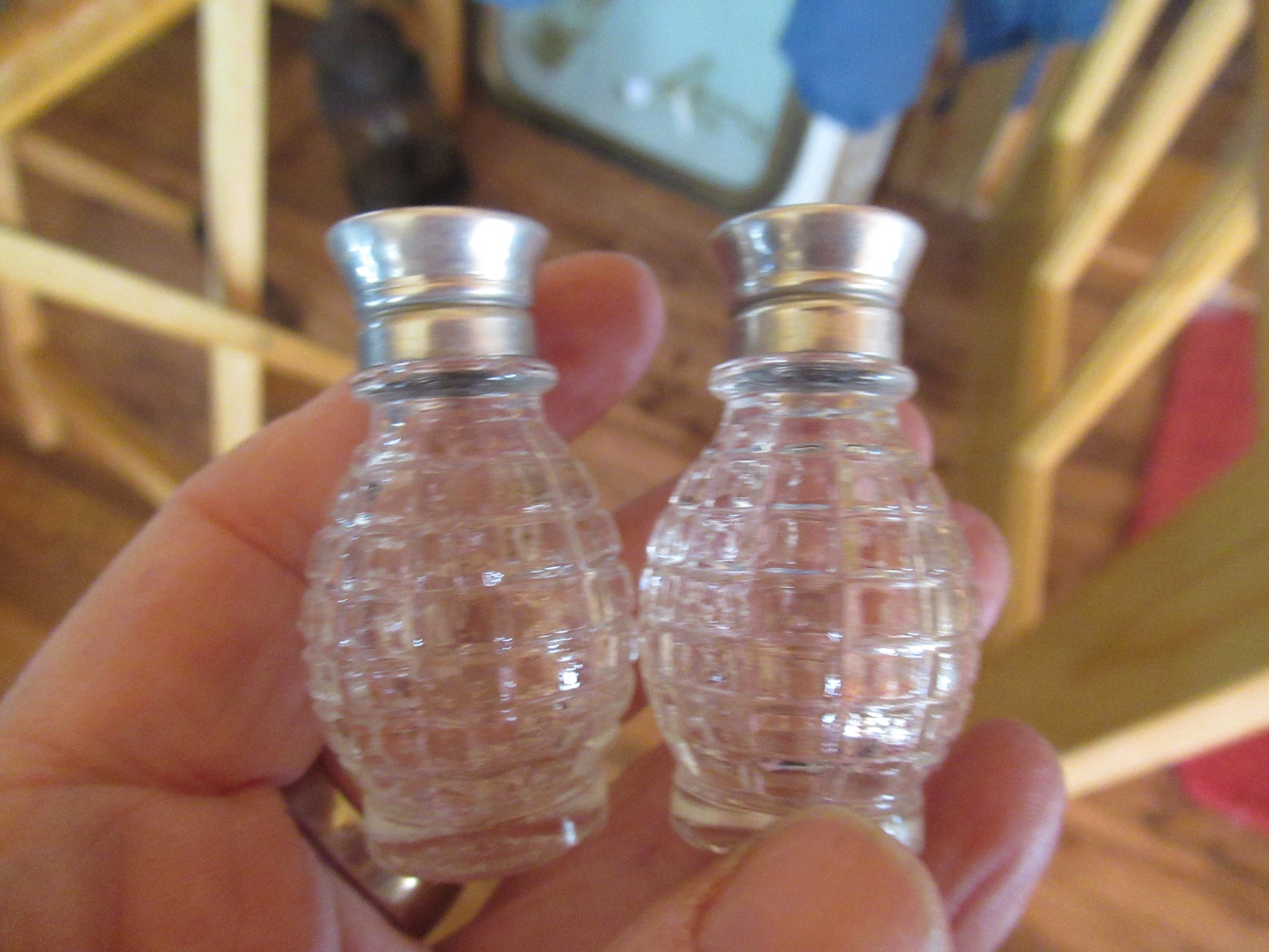 Vintage 1930s to 1950s 1 Set or Pair Small/tiny Clear Glass - Etsy