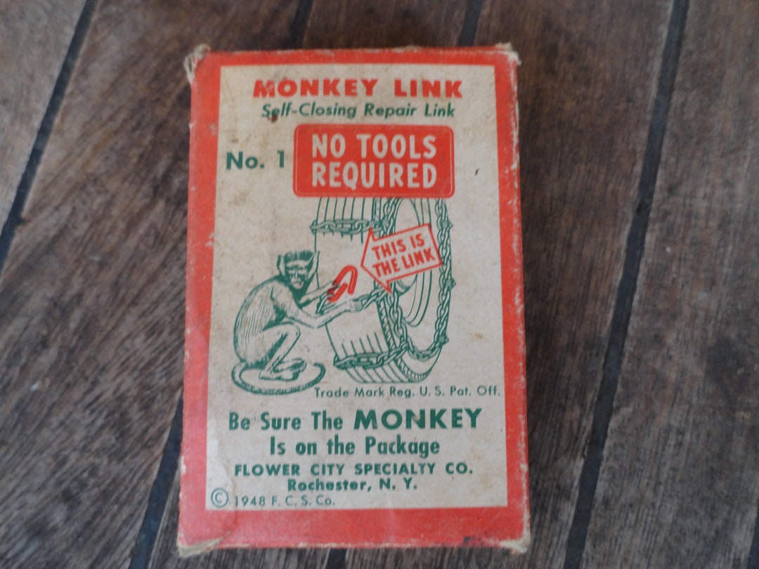 Vintage 1940s Monkey Link No Tools Required 1948 Metal Links Snow ...