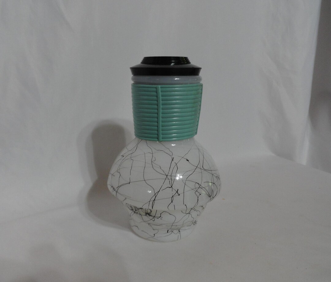 Vintage Mckee Glasbake Hottle Bottle Milk Glass or Clear Black ...