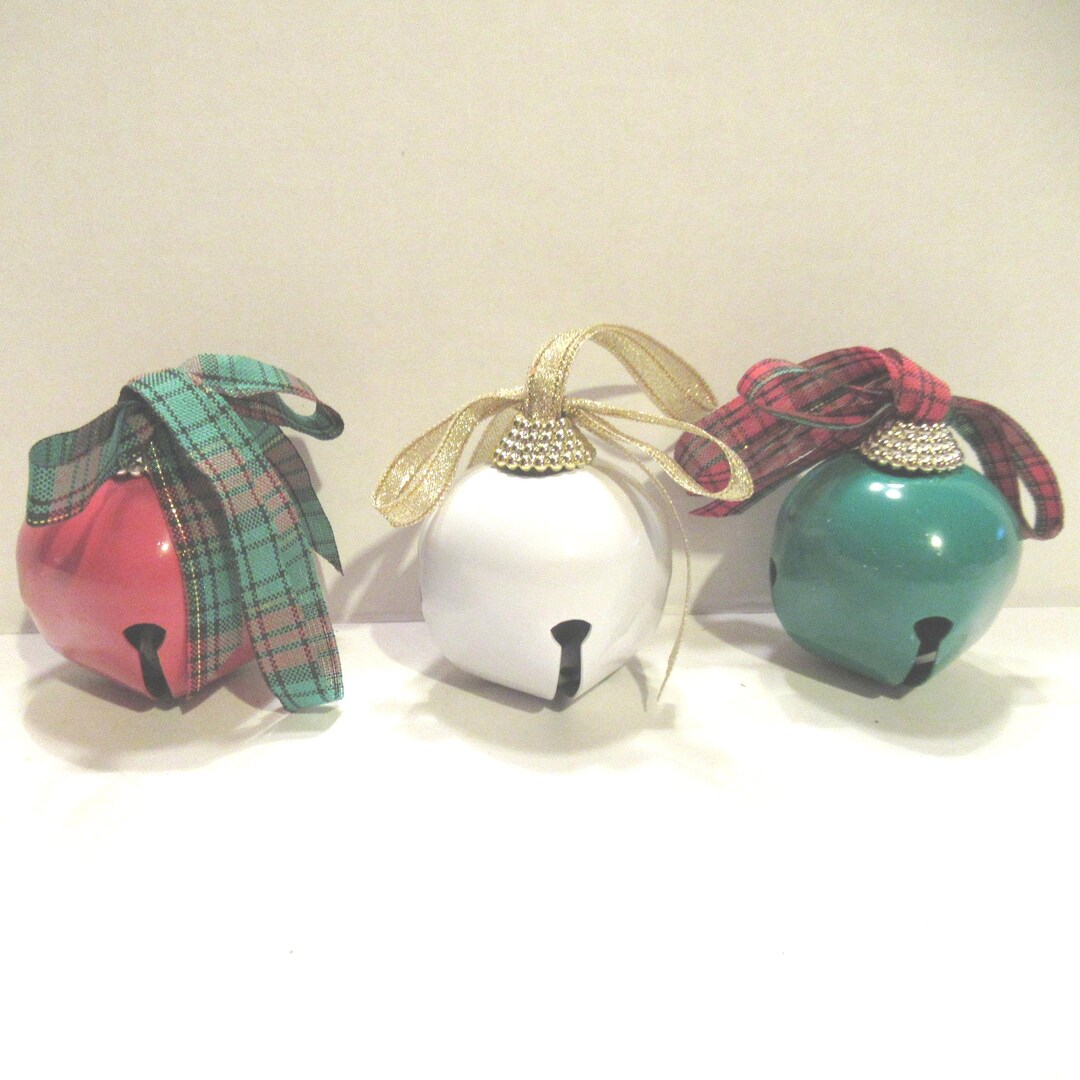 Vintage Avon Christmas Bells, Set of 3 Metal Ornaments - Etsy