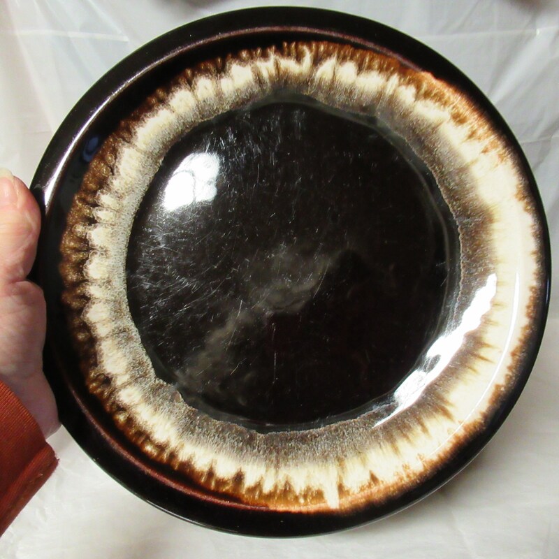 Brown Drip Dishes - Etsy
