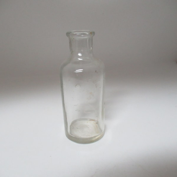 Clear Glass Small Antique Bottles - Etsy