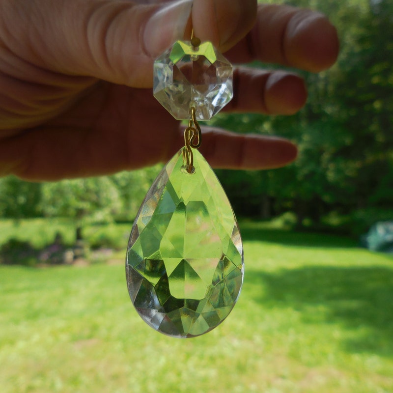 Repurposed Chandelier Crystals - Etsy