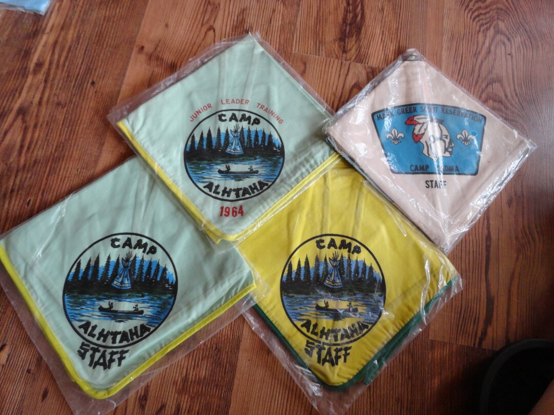 Vintage BSA Boy Scouts of America Neckerchief NOS Still in Plastic ...