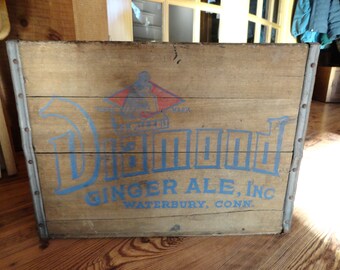 Wood Ginger Ale Box | Etsy