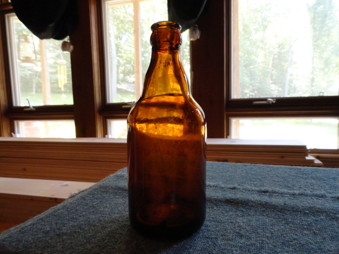 Vintage Duraglas Brown Beer Bottle Owens-illinois Glass Company ...