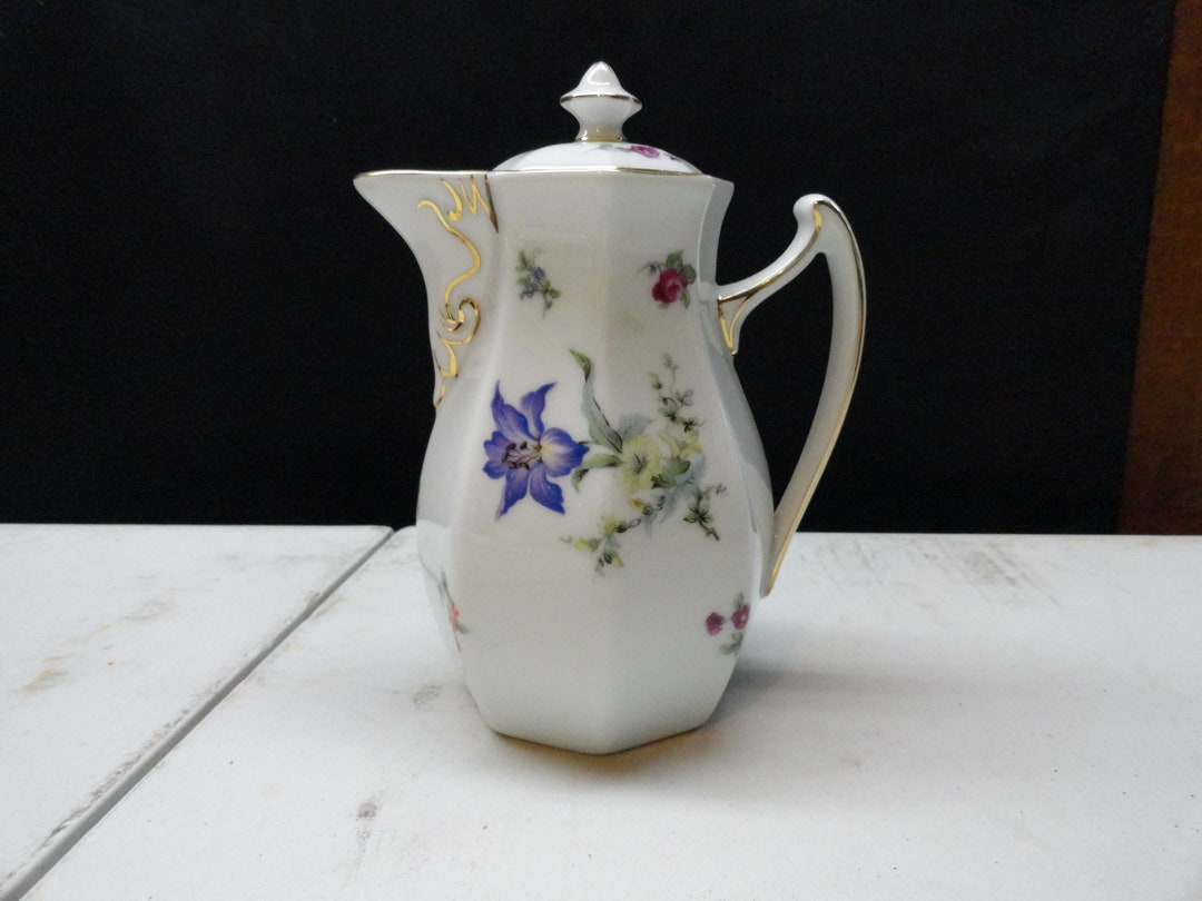 Vintage 1920s 1930s Rosenthal Bavaria Luzzern Lidded Pot Pitcher Tiny ...