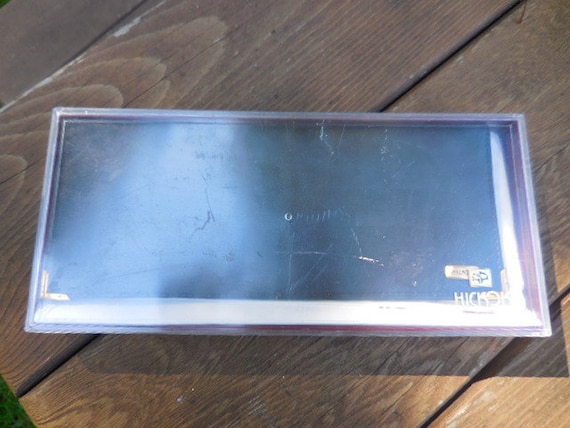 Vintage Men's Hickok Black Leather Wallet Man's Walle… - Gem