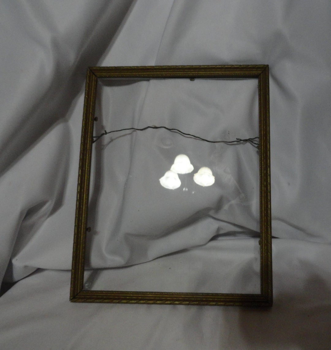 Vintage Gilded Gold Picture Frame Art Deco Era Wall Hanging Horizontal ...