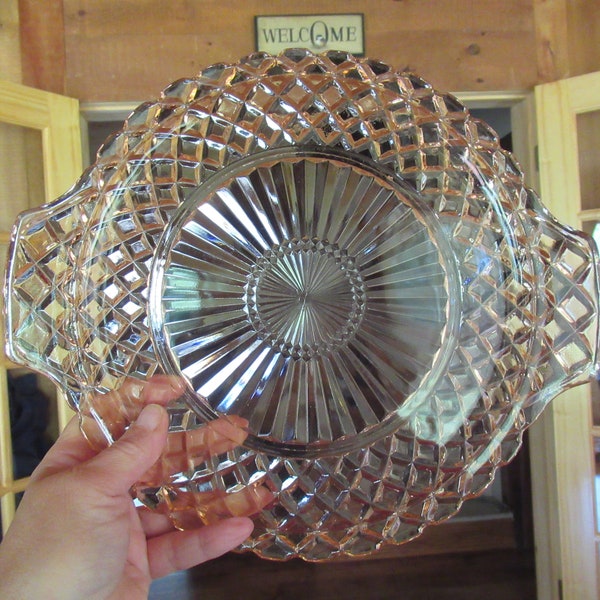 Waterford Waffle Depression Glass - Etsy