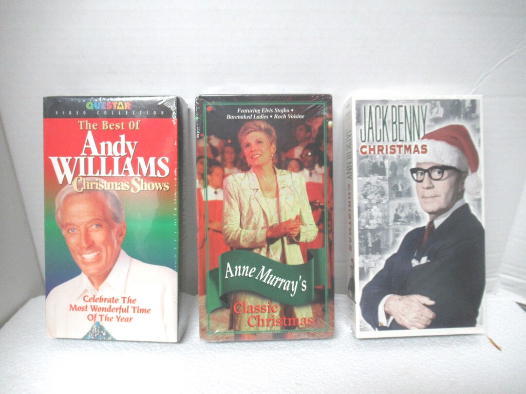 Vintage Avon Christmas VHS Tape Choice: Anne Murray's, Andy Williams ...