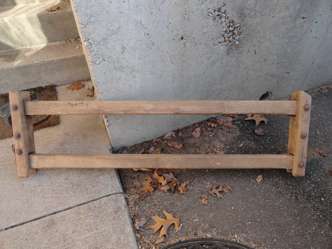 Antique Wood Cow Stanchion Farmhouse Country Farm Tool Home Decor Dairy ...