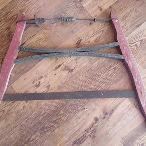 Vintage Bowsaw Buck Swede Saw Primitive Barn Shed Farmhouse Country ...