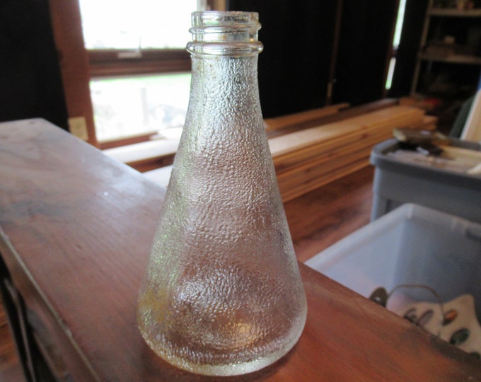 Antique Triangle Shape Bottle 3 1/2 Oz Clear Glass Bottle Unique Shape ...