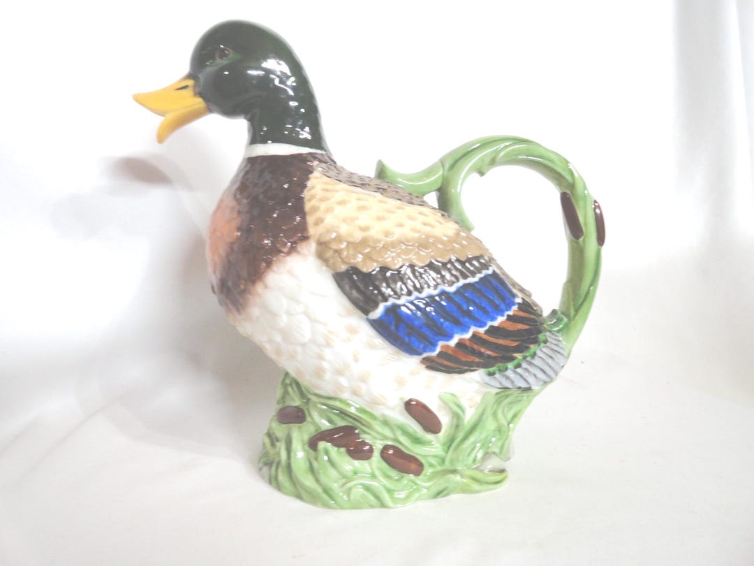 Vintage Lenox Mallard Duck Teapot, Porcelain, Riverwood Collection ...