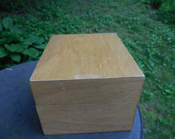 Vintage 1960s to 1980s Superart File Wood Box Hinged Retro - Etsy