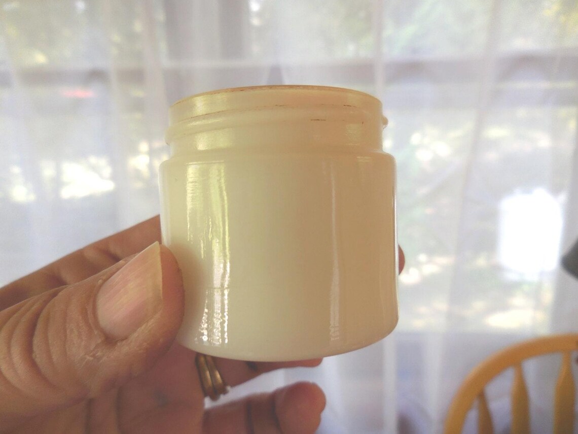Vintage Milk Glass Jar, Menley & James Iodex, 1940s Bathroom Decor - Etsy