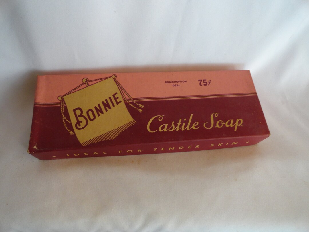 Vintage Bonnie Castile Soap Set NOS 3 for Baby & Mother Bathroom Decor ...
