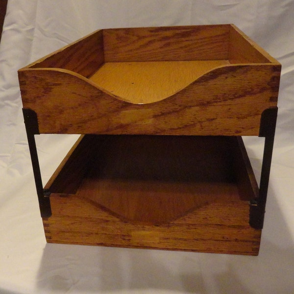 Wooden Document Tray - Etsy