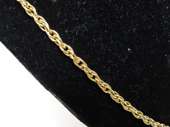 Vintage Women's Sarah Coventry Rope Chain Necklace Go… - Gem