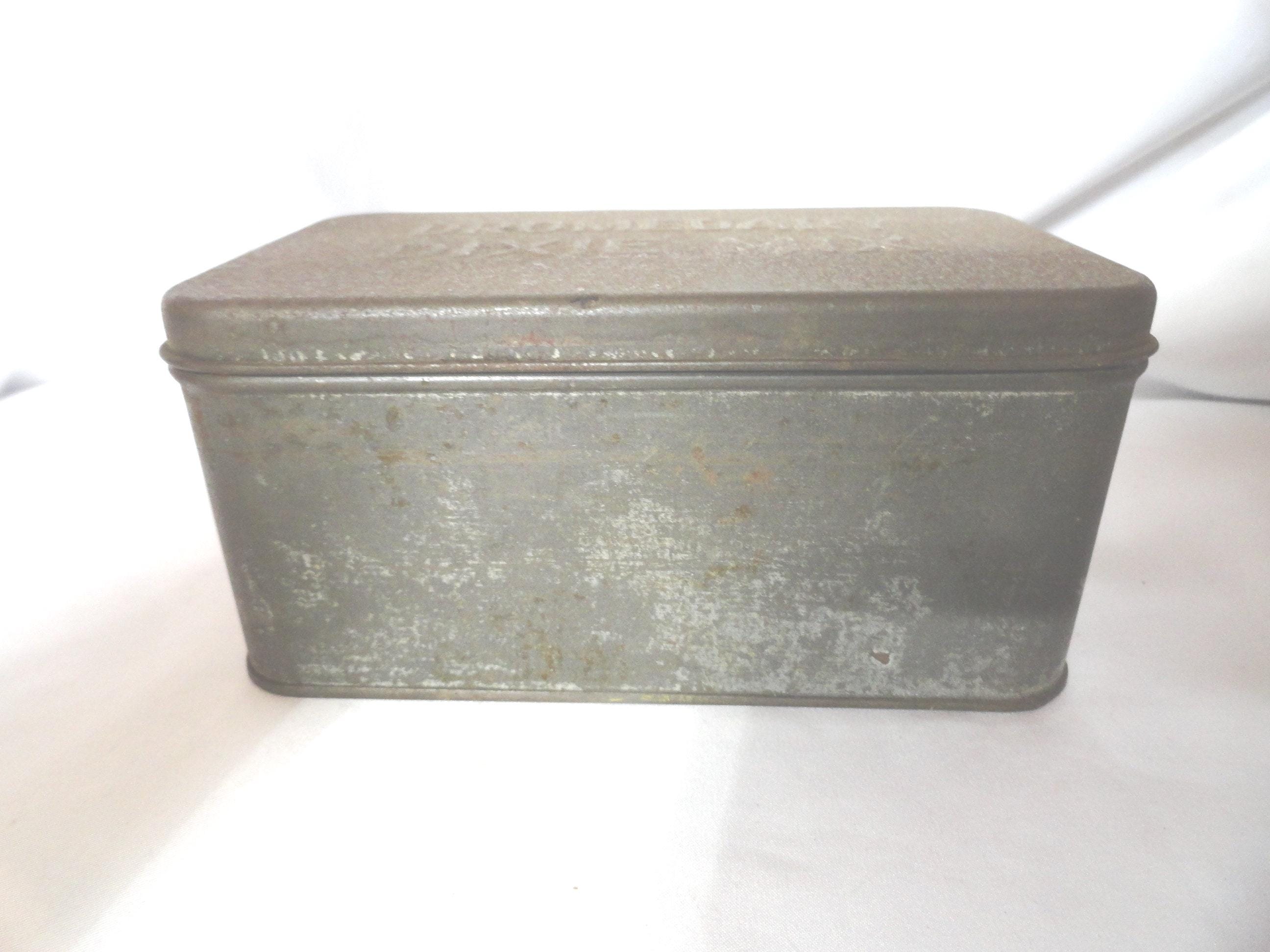 Vintage Dromedary Dixie Mix Tin Fruit Cake Canco Tin Rusty Metal ...