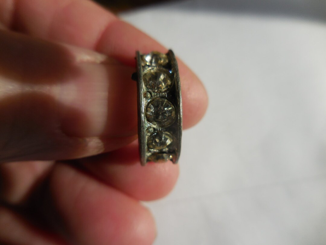 Vintage 1930s to 1950s Rhinestone Dress Strap Clips Small Half - Etsy