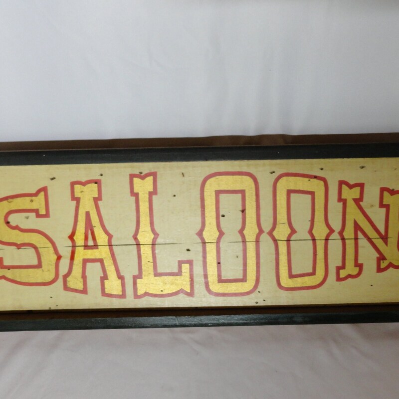 Wood Saloon Sign - Etsy