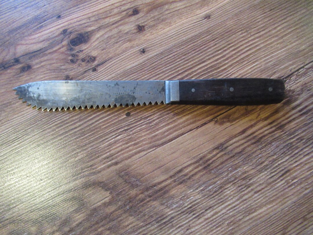 Antique Rare John Russell & Co. Jagged Edge Knife Green River Works ...