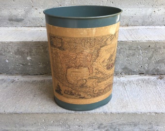 1970s Garbage Can - Etsy