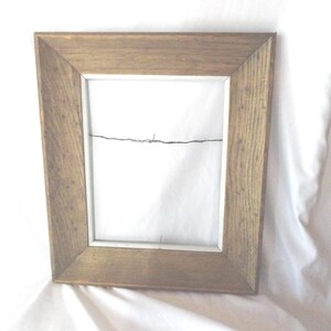 Vintage Wide Oak Picture Frame Photo Frame No Glass Home Decor Retro ...