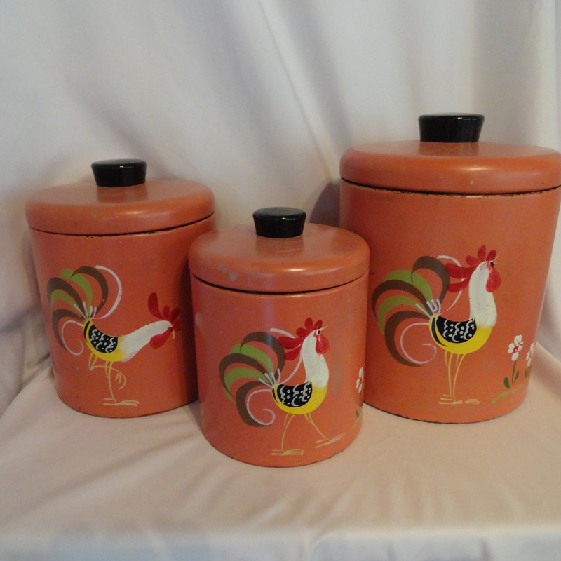 Pink Canisters - Etsy