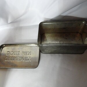 Vintage Dromedary Dixie Mix Tin Fruit Cake Canco Tin Rusty Metal ...