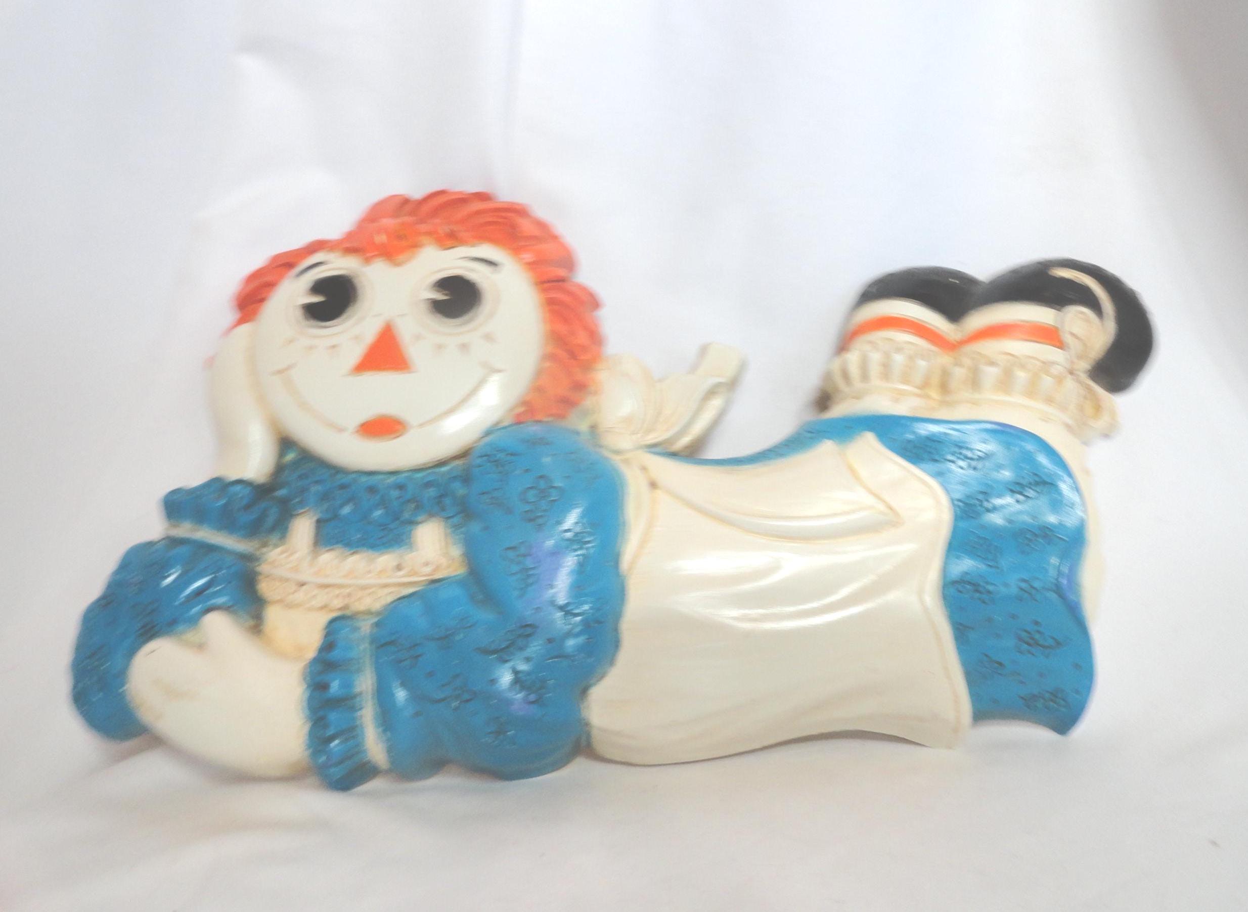 Vintage 1970s Raggedy Ann Syroco Wall Hanging - Etsy