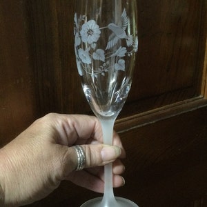 Vintage Avon Hummingbird Crystal Champagne Glasses Collection - Etsy