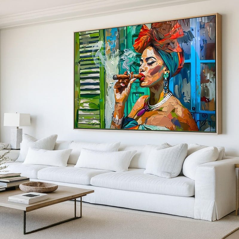 Abstract Art Print Blues - Etsy