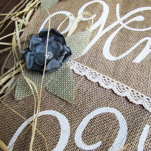 Chair Back Signs I Mr and Mrs Chair Signs | Rustic Wedding Decor ...