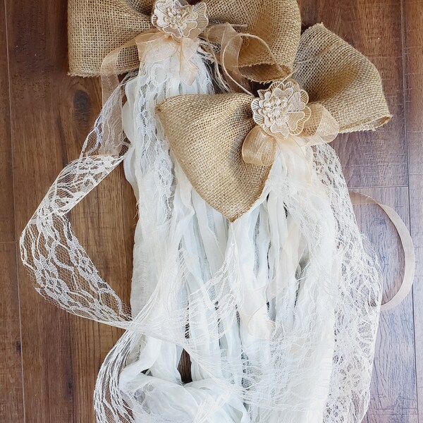Burlap Bow - Etsy