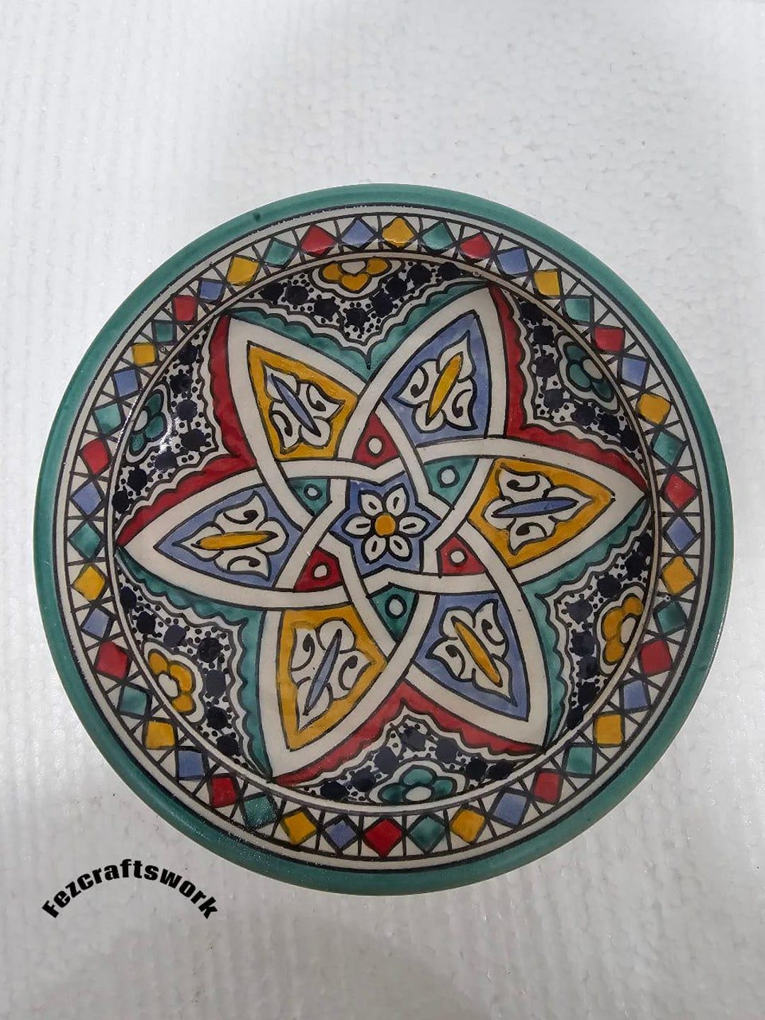 Handmade Moroccan Plate - Etsy