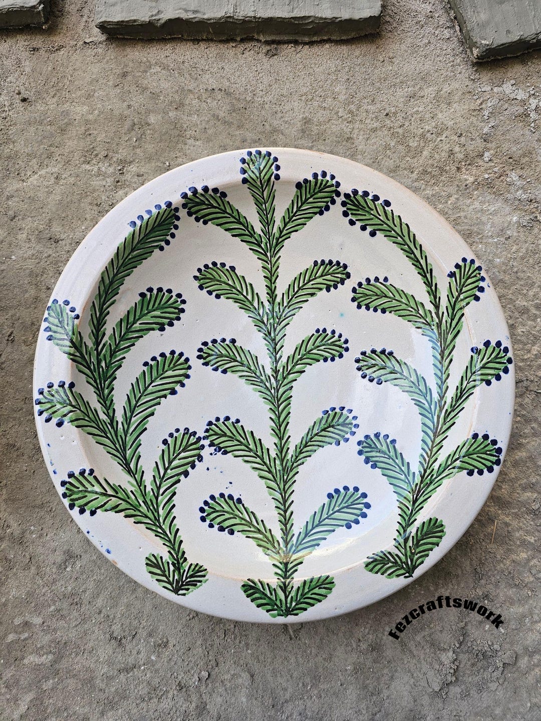 Handmade Moroccan pottery dish-salad bowl - Etsy France