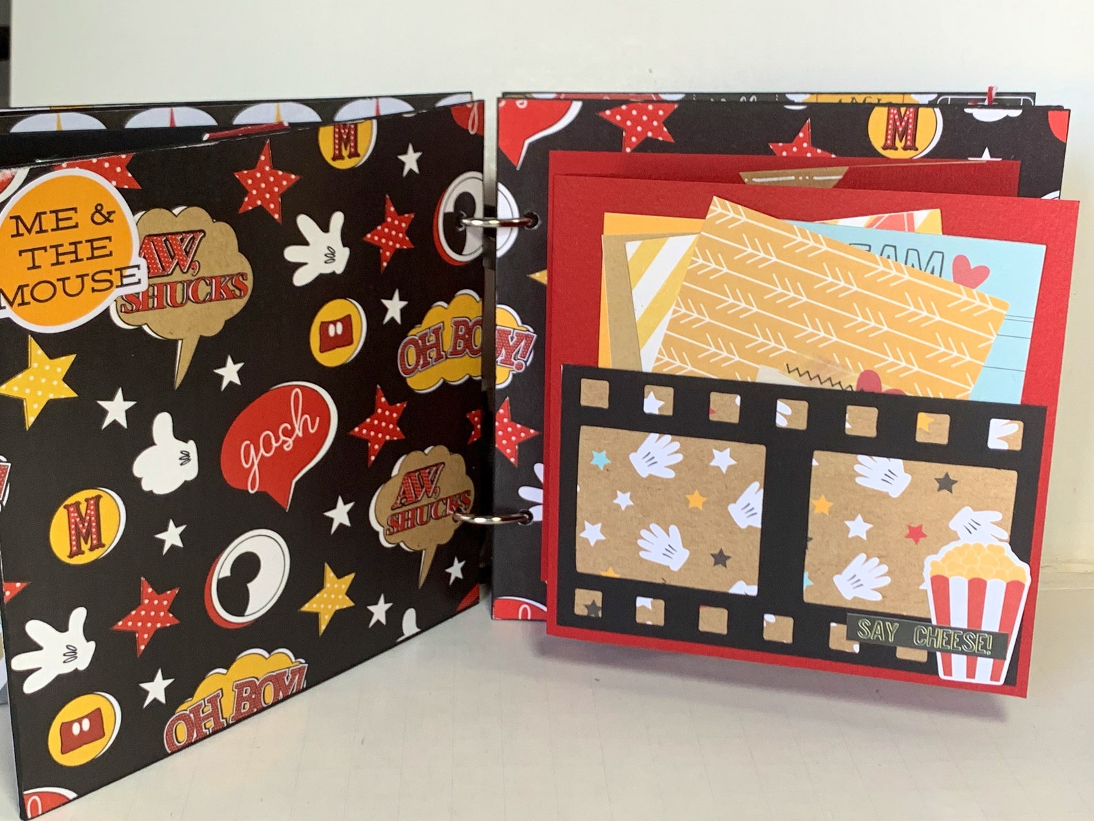Disney Scrapbook Premade Pages Chipboard Scrapbook - Etsy