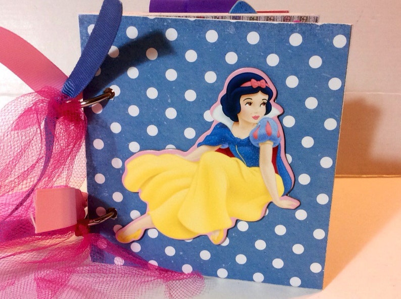 Disney Princess Scrapbook Premade Pages Chipboard Scrapbook Mini Album ...