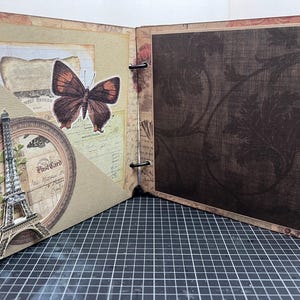 Paris France Scrapbook Vacation Mini Album 6x6 - Etsy