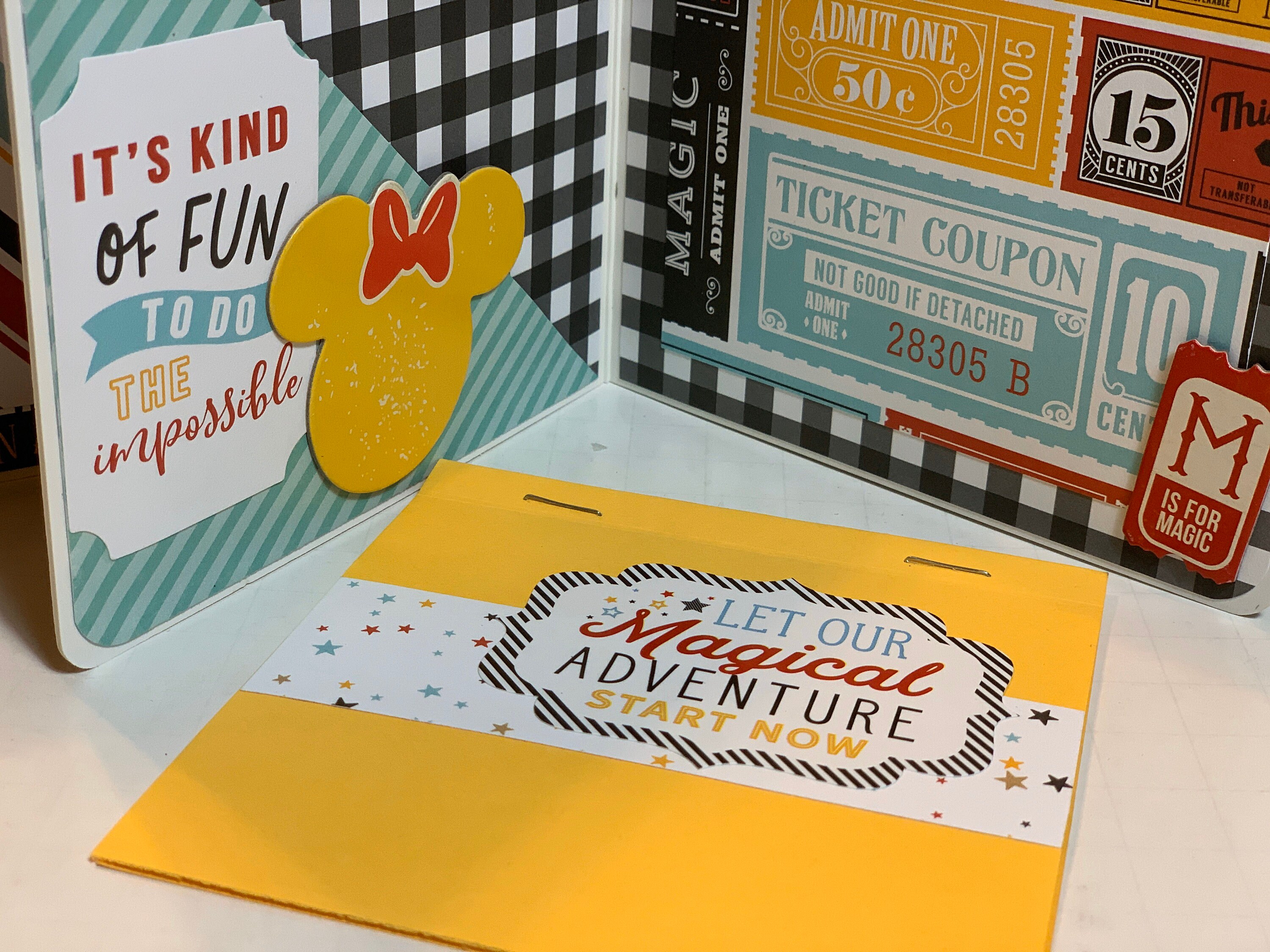 Disney Scrapbook Premade Pages Chipboard Scrapbook Mini Album - Etsy