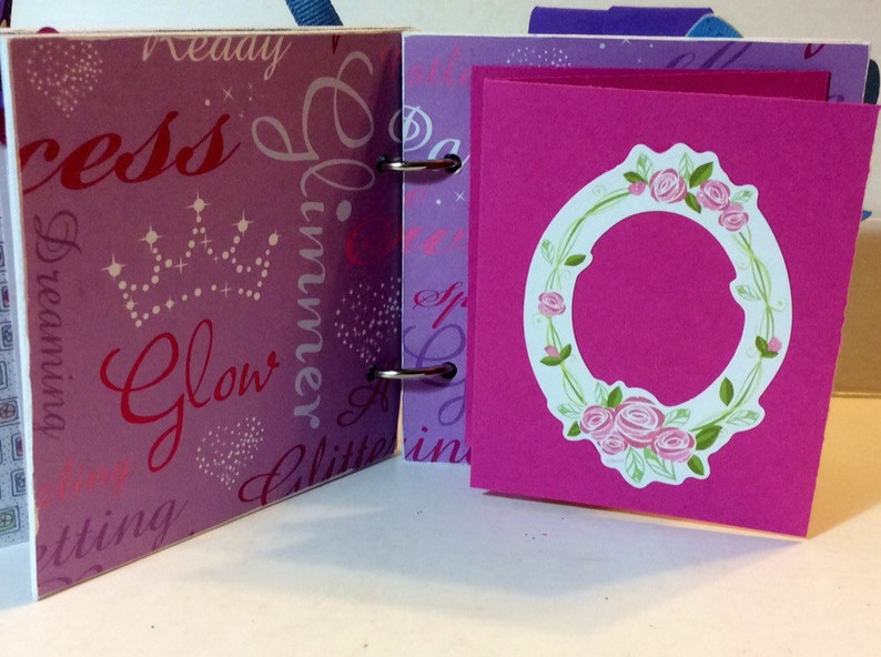 Disney Princess Scrapbook Premade Pages Chipboard Scrapbook Mini Album ...