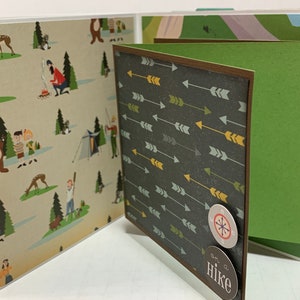Camping Scrapbook-hiking Mini Album Premade Scrapbook Boy Scouts Summer ...