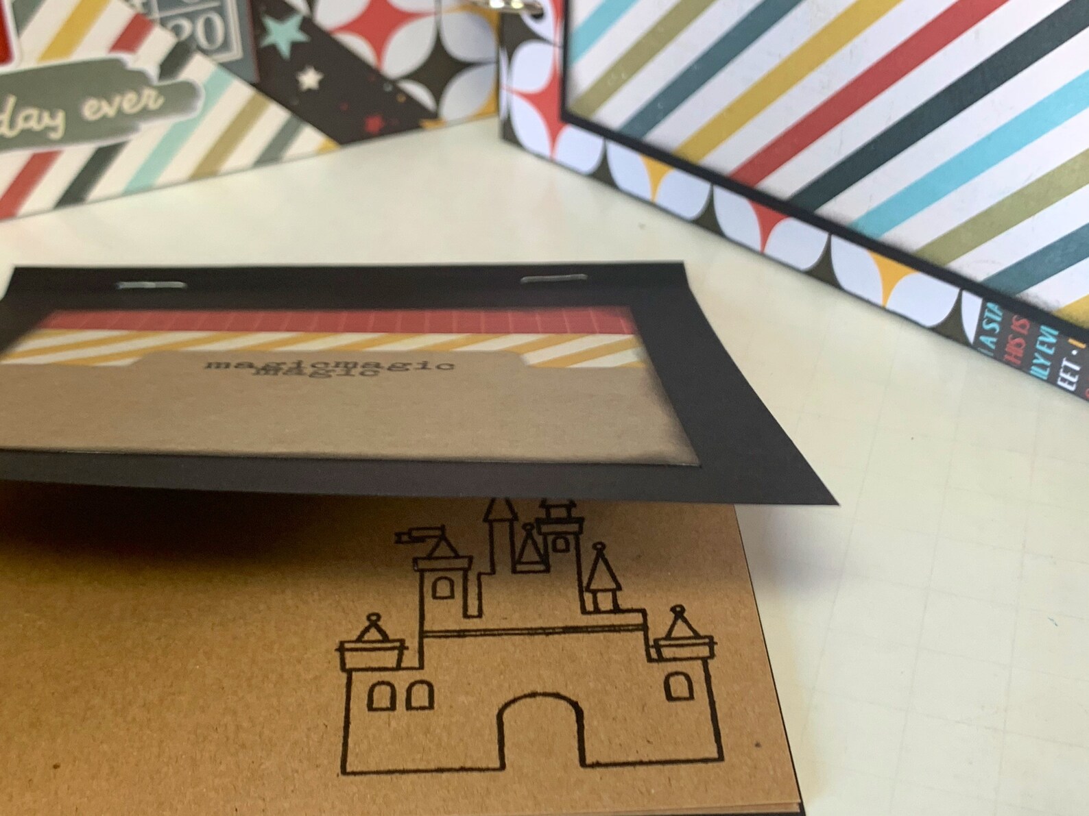 Disney Scrapbook Premade Pages Chipboard Scrapbook - Etsy