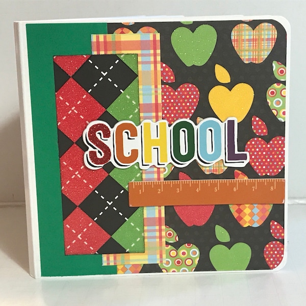School Days Scrapbook Pages - Etsy