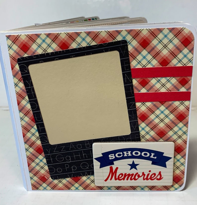 Scrapbooking I Love School Premade Album Photo Album School Memories ...