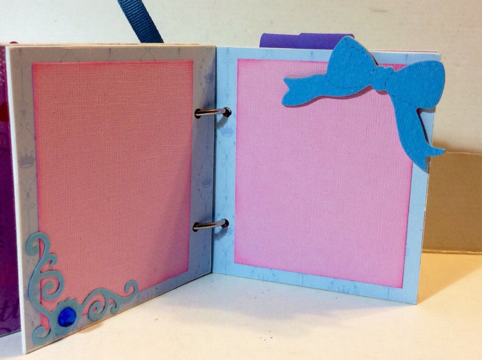 Disney Princess Scrapbook Premade Pages Chipboard Scrapbook Mini Album ...